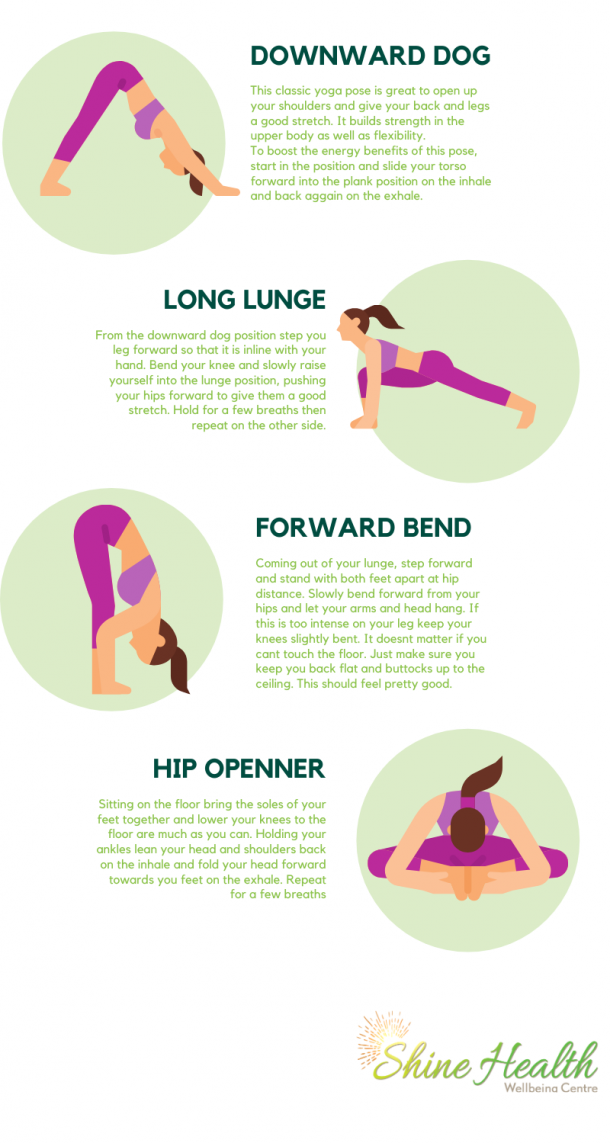 4 simple movements for energy - Shine Health Wellbeing Centre